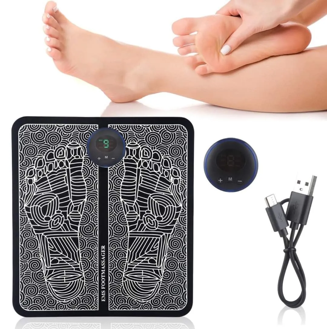 EMS Foot Massage Mat USB Rechargeable Blood Circulation Muscle ...